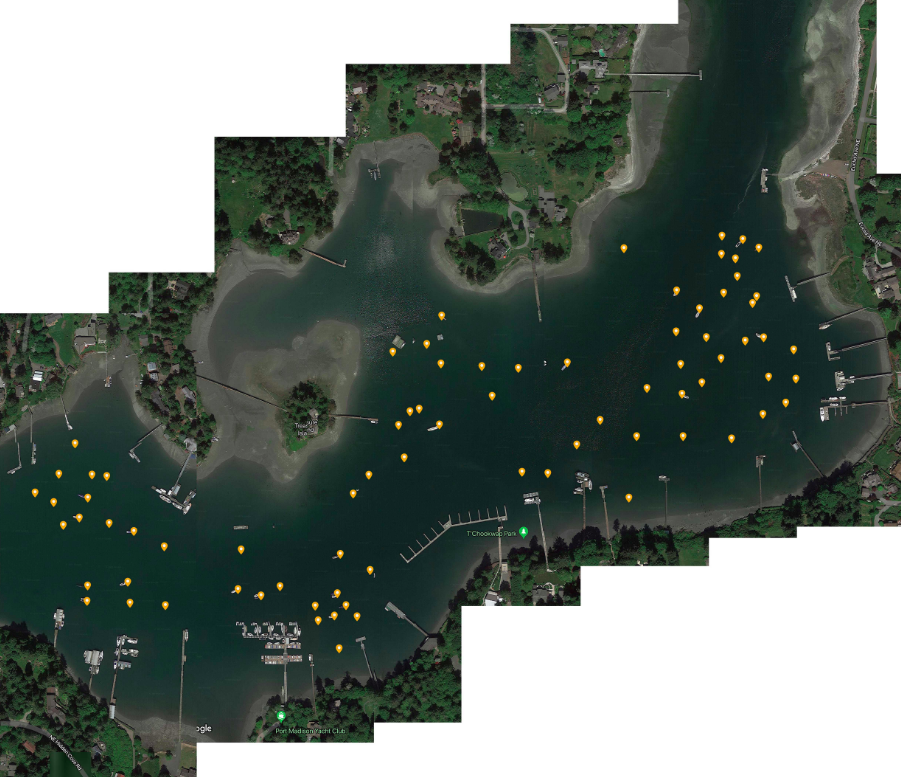 How many mooring buoys in Port Madison? - 48° North